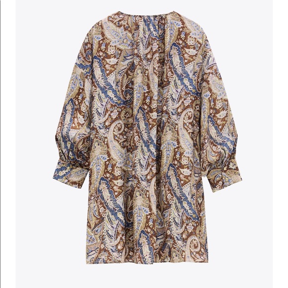 Zara | Tops | Zara Printed Top | Poshmark